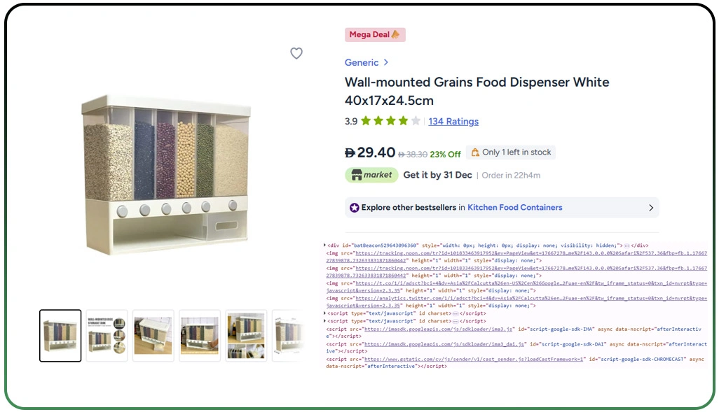 Scrape UAE Retail Price for Supermarket & E-Commerce Decision